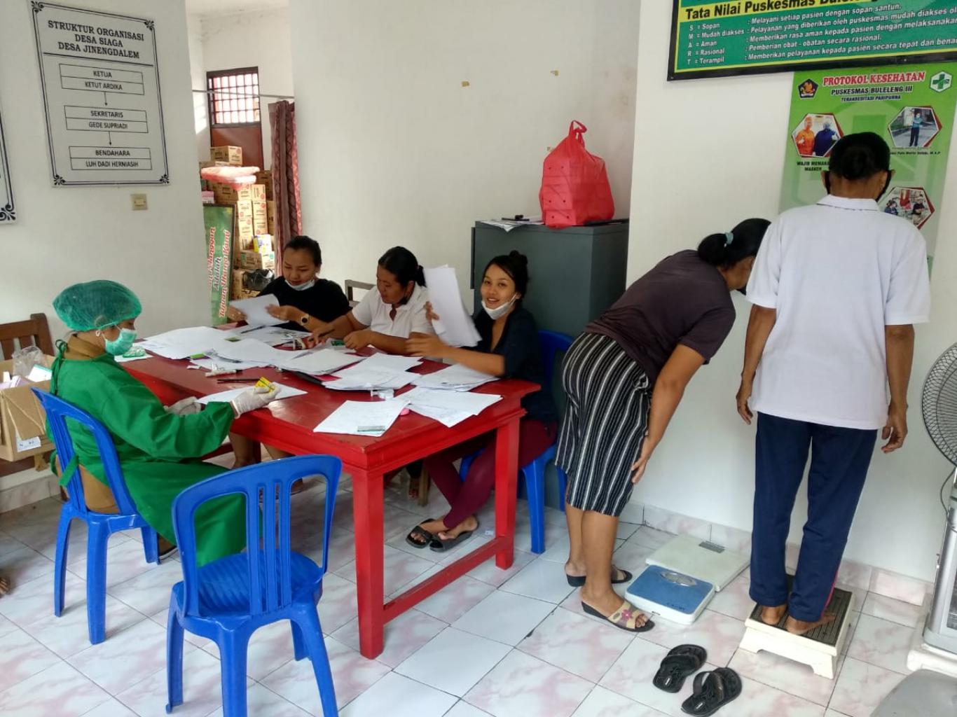 Kegiatan POSBINDU Desa Jinengdalem Bulan Juni 2021 - Website Desa ...